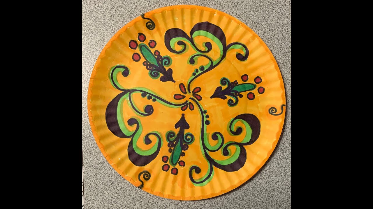 Hispanic Heritage Month | Guatemalan Plate Design - K -5th Grade - YouTube