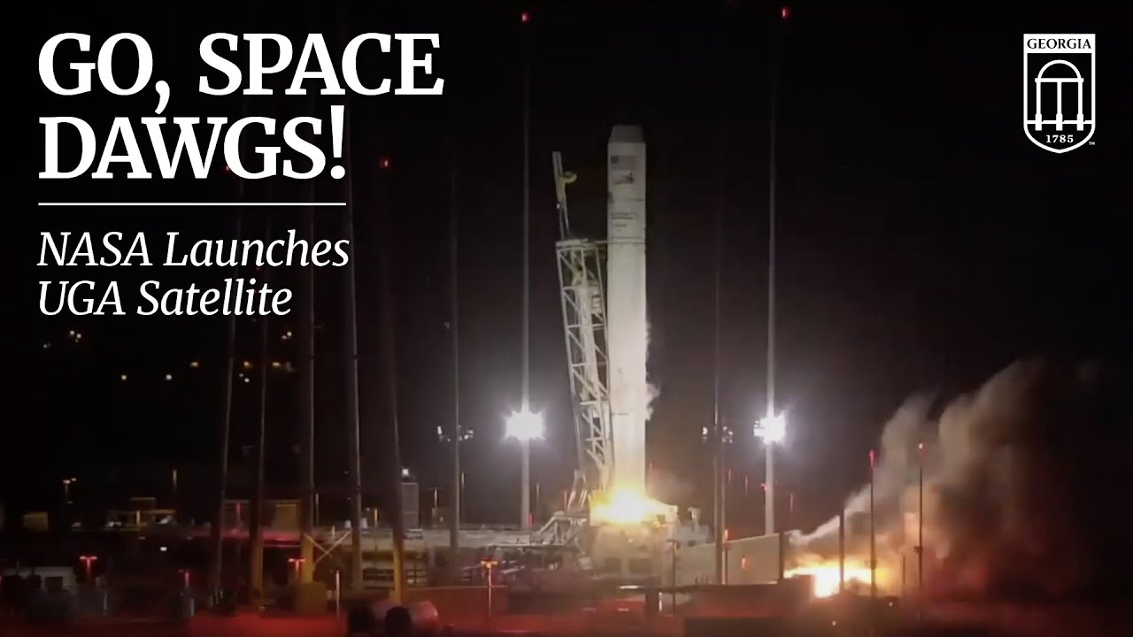 NASA Launches UGA Research Satellite into Space - YouTube