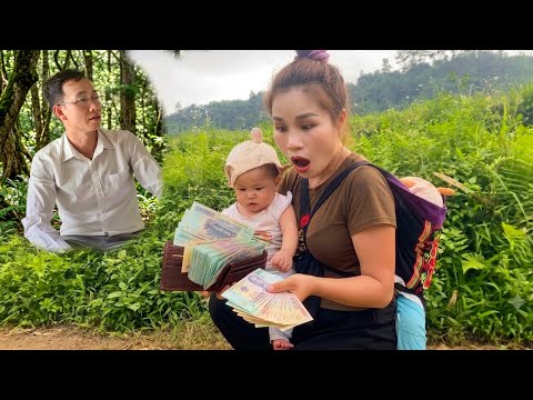 Single mother finds a wallet containing a large amount of money.