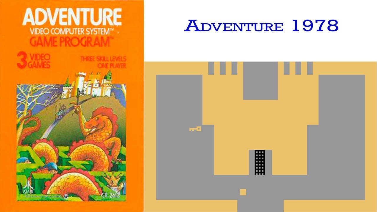 El juego de Adventure (Atari) de 1978 - YouTube
