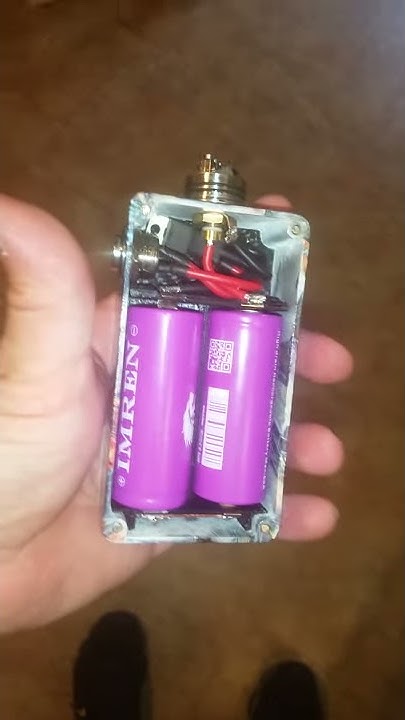 Unregulated box mod ck custom - YouTube