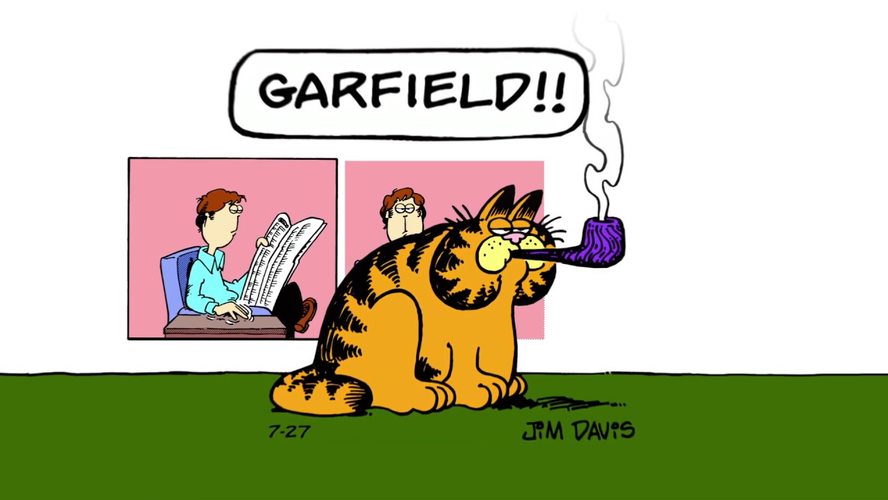 Garfield After Effects - Jon's Pipe - YouTube
