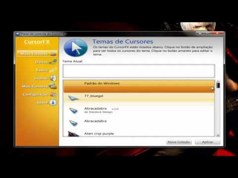 Como instalar o CursorFX Plus Temas e Sons by Marcelo Costa THEJMCSK8 - YouTube