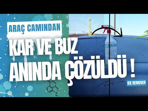 Donmuş Araç Camları Nasıl Temizlenir? En Hızlı Oto Cam Buz Çözücü Sprey 🚗❄️
