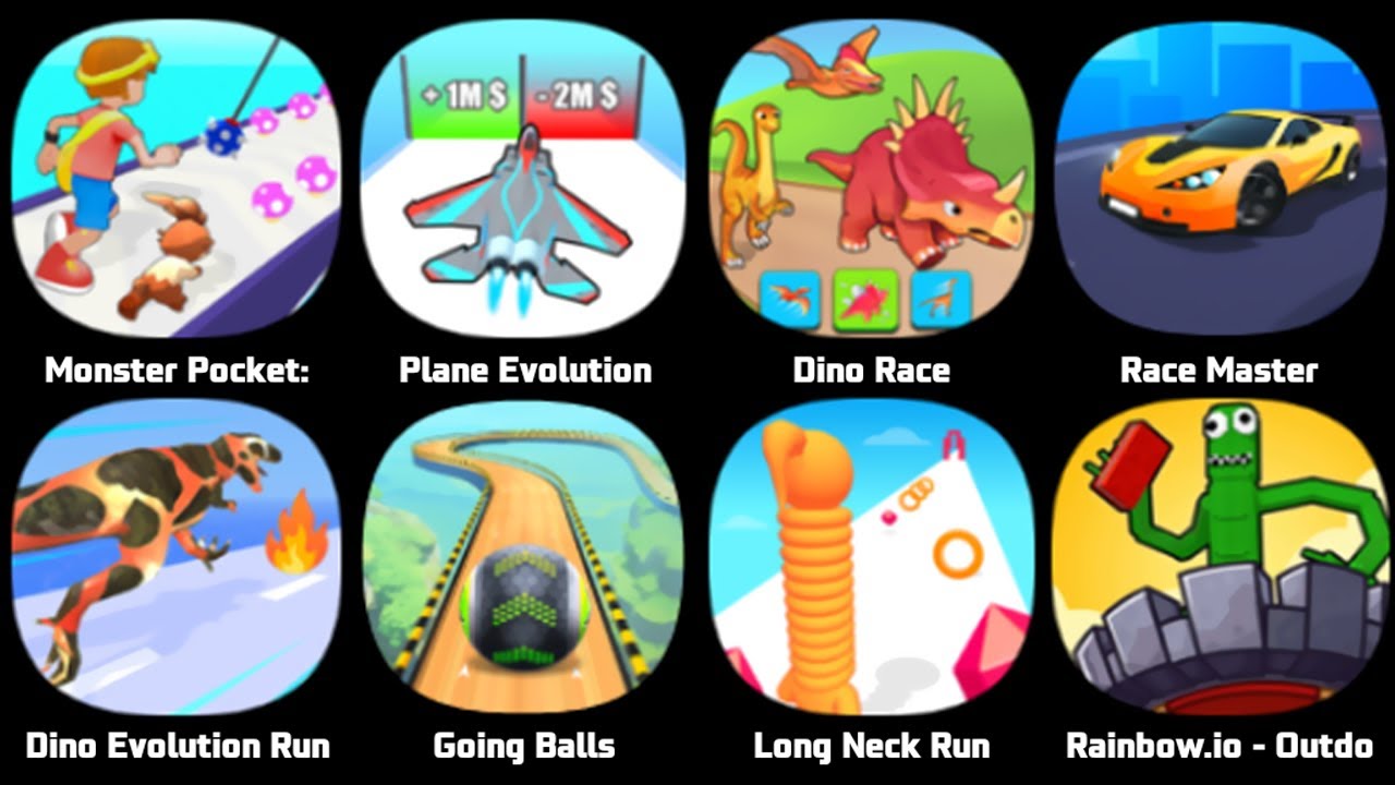 Monster Pocket, Plane Evolution, Dino Race, Race Master, Dino Evolution ...