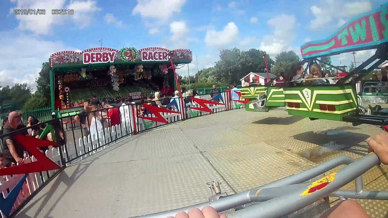 Twister-Butlins Skegness funfair On ride POV 60fps 4K - YouTube