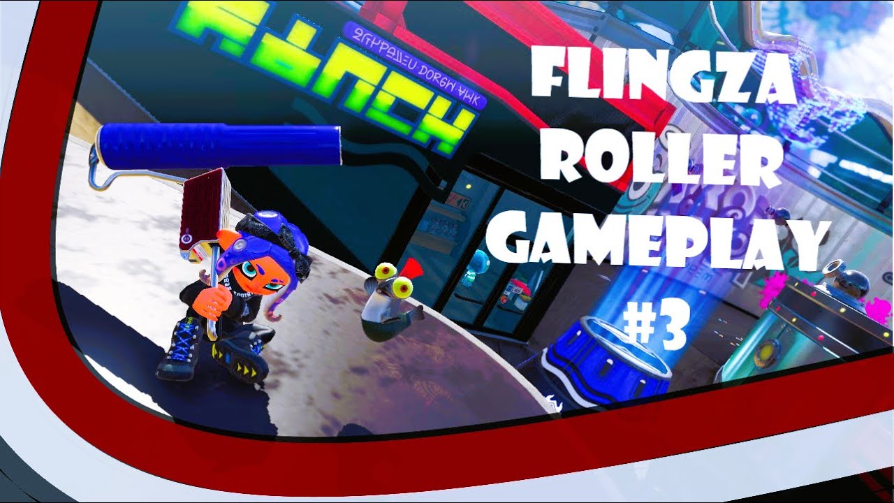 Flingza Roller Gameplay #3 - Splatoon 3 | Anarchy Battle (RM) - YouTube