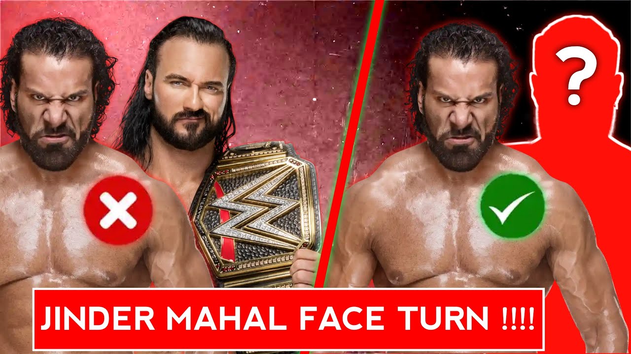 WWE Jinder Mahal Vs Drew McIntyre Cancelled ?! | Jinder Mahal Face Turn ...