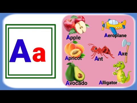 Alphabet। Letter A।Learn words that start with the letter A#alphabet # ...