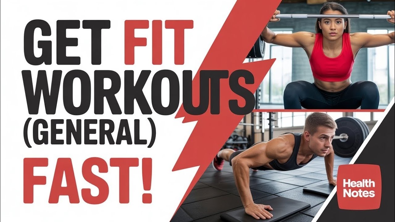 Fitness Workouts 💪 for Beginners | Simple Full Body Exercises at Home ...