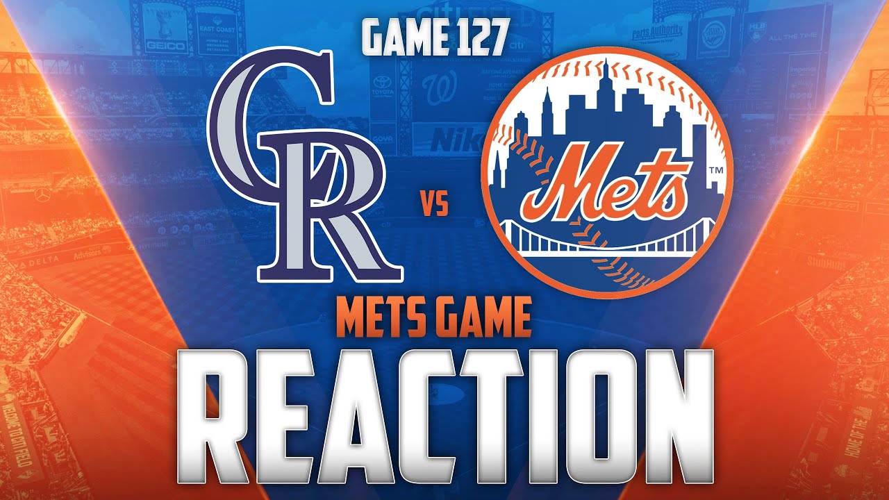 New York Met Game Reaction (127) - Rockies 6 Mets 7! CANHA & PETE ...