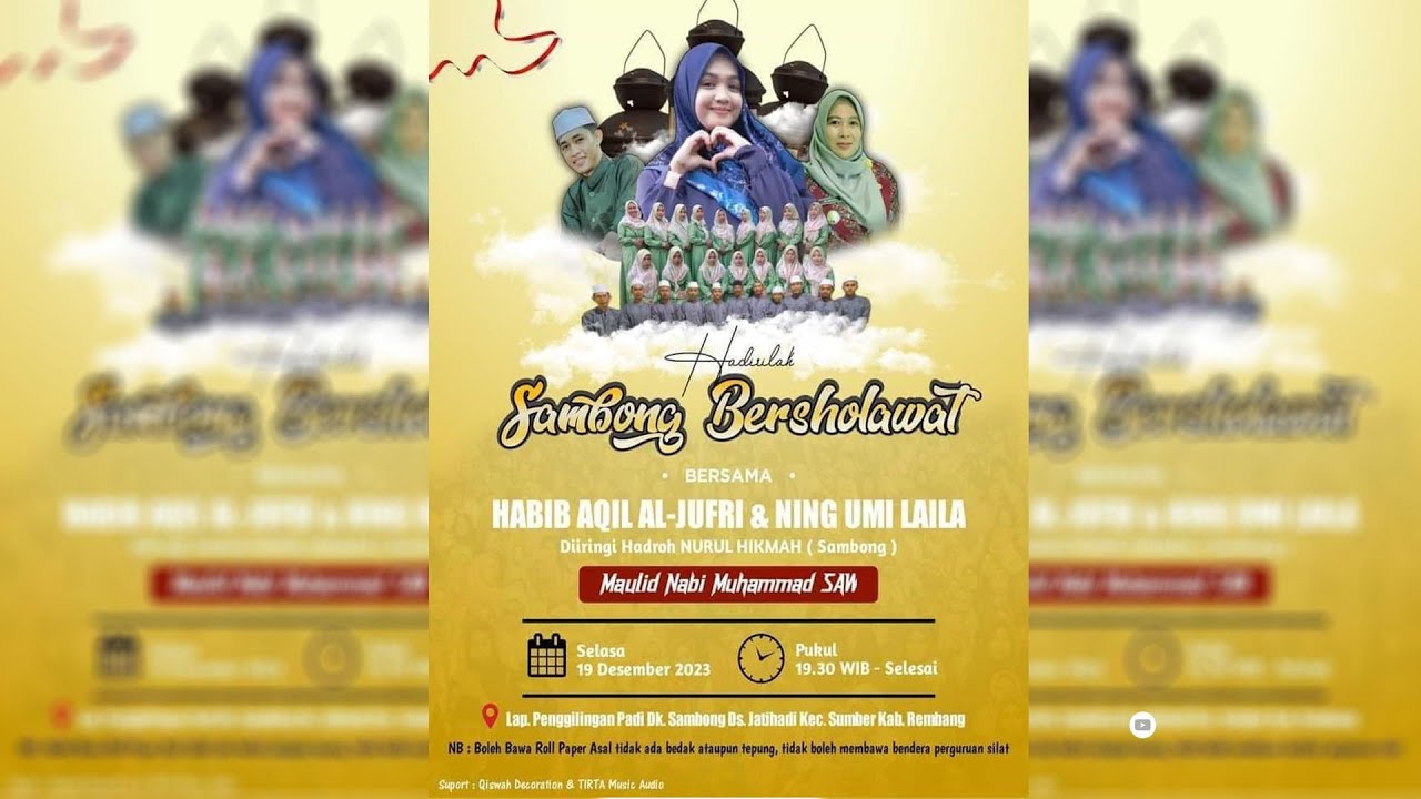 🔴LIVE STREAMING " SAMBONG BERSHOLAWAT " BERSAMA NING UMI LAILA & HABIB ...