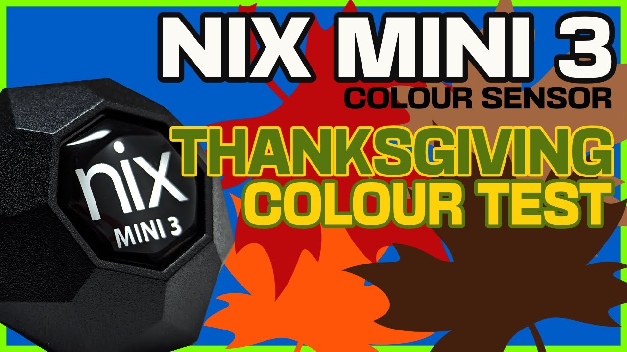 Can the NIX MINI 3 Guess These 12 Thanksgiving Themed Colours? - YouTube