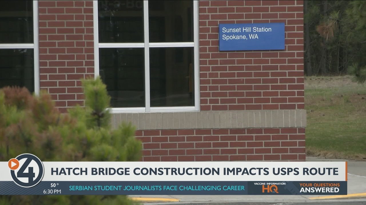 Hatch Bridge construction nearly suspends mail delivery for some - YouTube