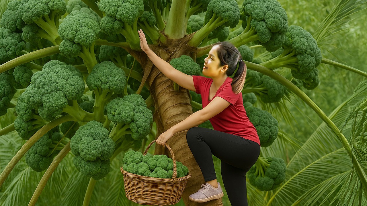 🥦 Farm Fresh: Broccoli Harvest To Sell | Home-Cooked Dinner | Hana ...