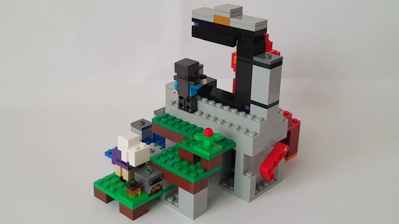 lego minecraft stop motion 6 (the nether) - YouTube