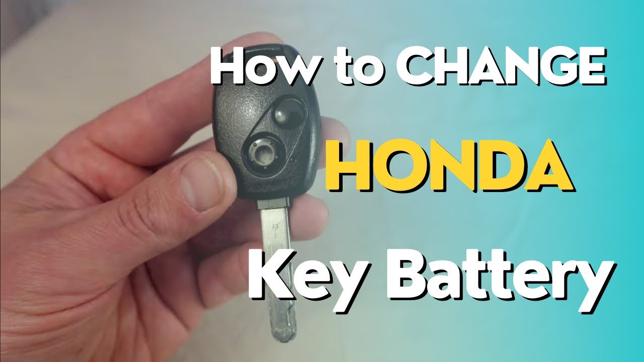 How to Easily Change a Honda Key Battery WITHOUT Breaking It! - YouTube