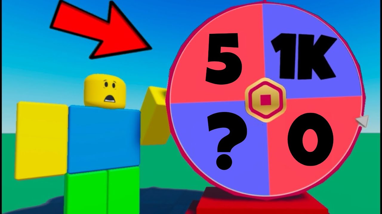 Spin This Wheel = Win 1,000 Robux! - YouTube