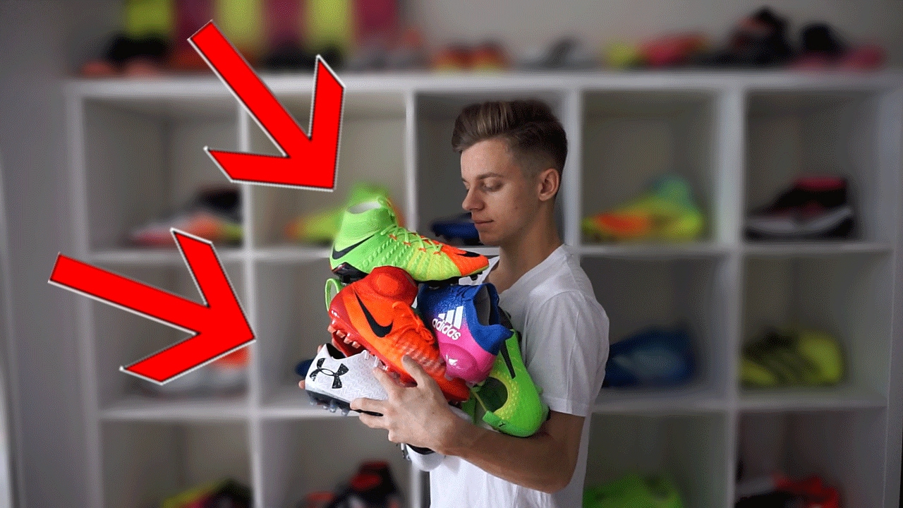 MY FOOTBALL BOOT COLLECTION 2017!! - YouTube