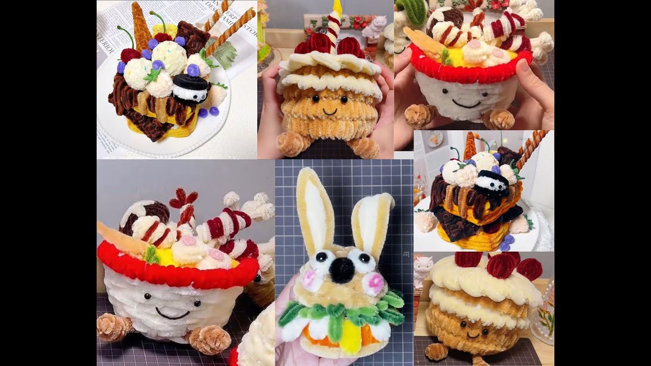 DIY tutorial - Creative ideas for a birthday cake gift box made with ...