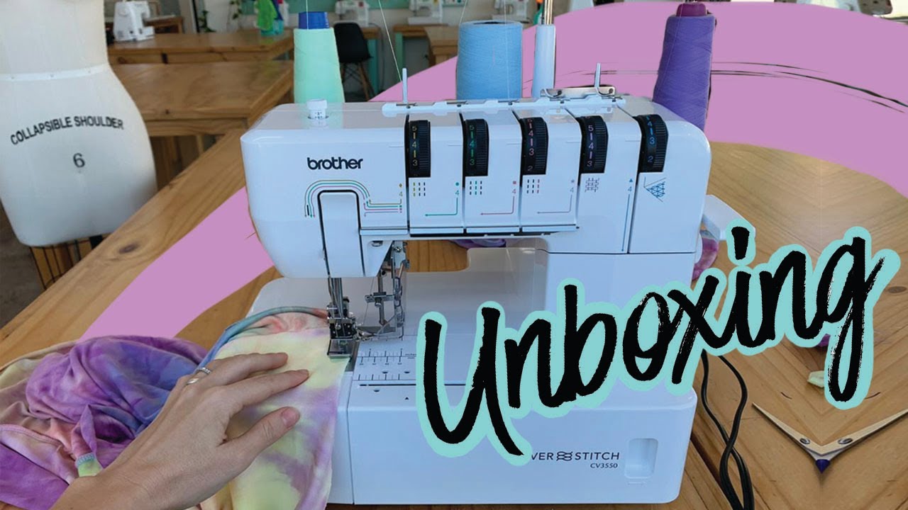 Maquina collaretera / recubridora casera(Cover stitch) /// UNBOXING ...