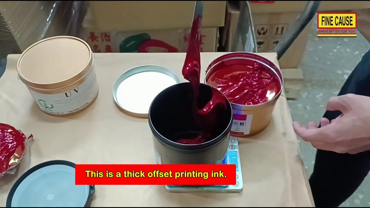 Mixing Of Offset Printing Ink FineCause YouTube Mixing Of Offset Printing Ink FineCause YouTube