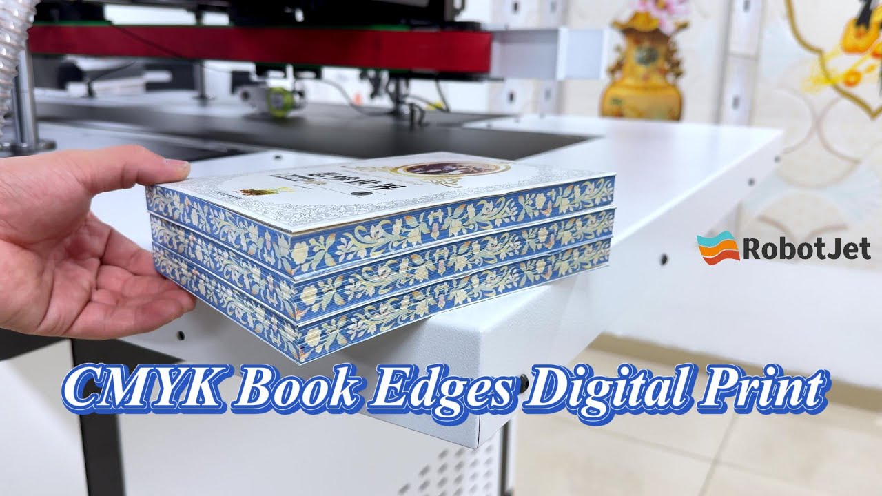 Book Edge Digital Printer: High quality cmyk single pass book edges ...