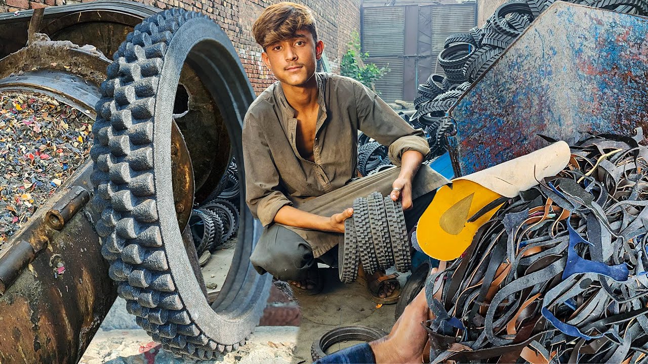 How Wasted Rubber Becomes a Bicycle Tire The Fascinating Process of ...