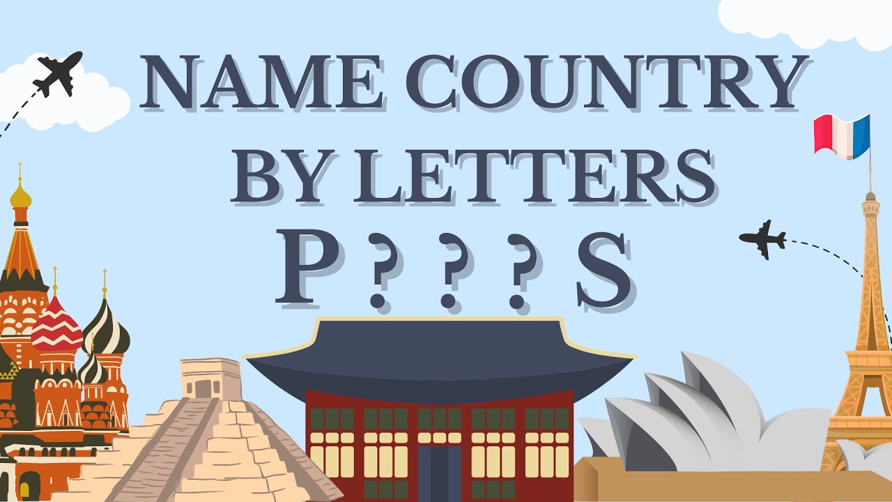 Guess Country Names by First 2 Letters | Country Name Quiz - YouTube