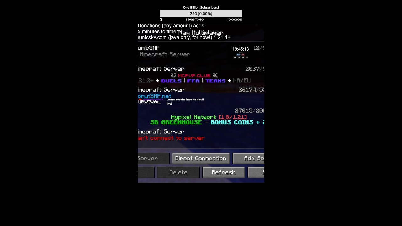 🔴 24 HOUR 🔴 Runic SMP! 🔴 with Viewers! | #minecraft #smp #minecraftsmp ...