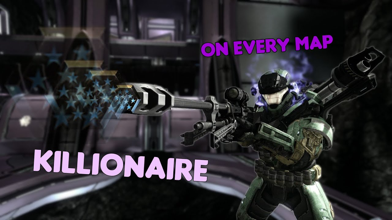 Killionaire on EVERY SINGLE MAP! Halo Reach Infection - YouTube