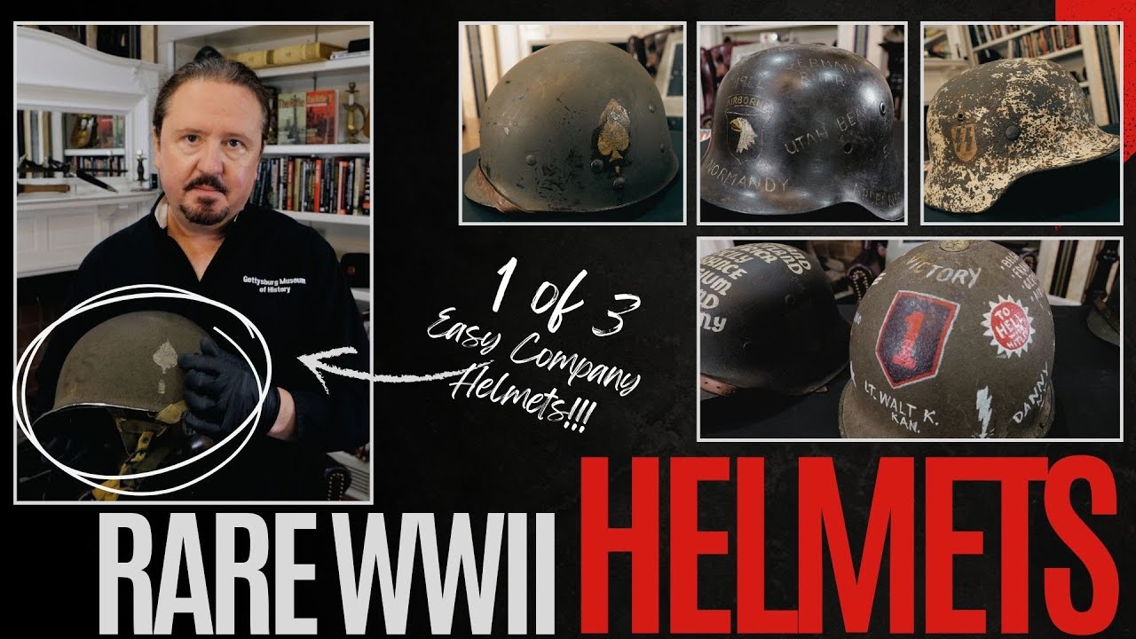 What's New at the Museum? Some RARE WWII Helmets!!! | American Artifact ...