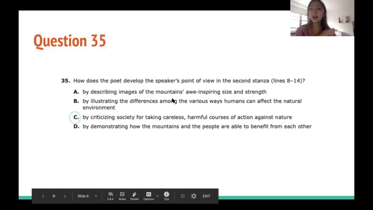 Practice Test A Review #1 (ELA) - YouTube