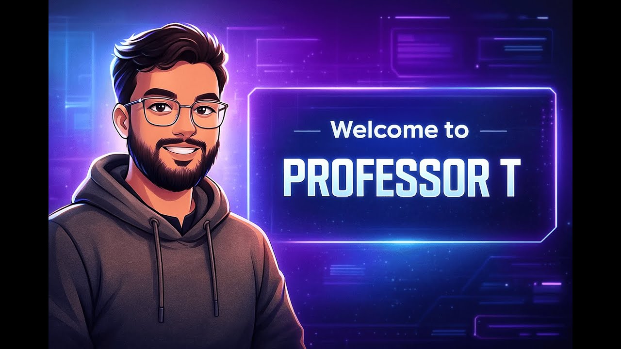 Welcome to Professor T – Let’s Learn, Build and Grow Together - YouTube