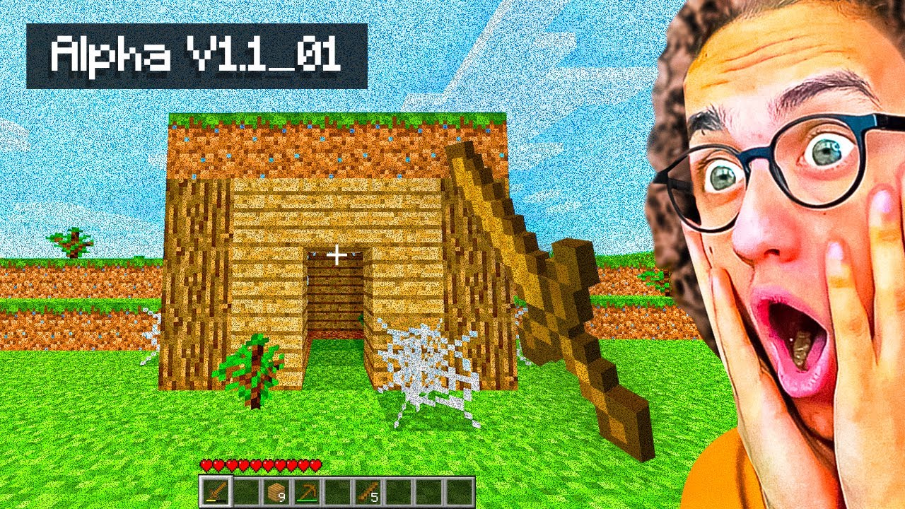 Visiting My MINECRAFT ALPHA WORLD! (12 Years Ago) - YouTube