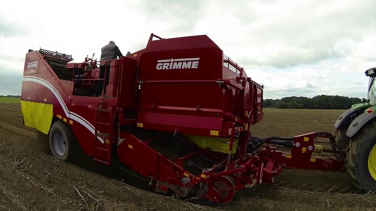 Grimme range of potato harvesting technology - YouTube