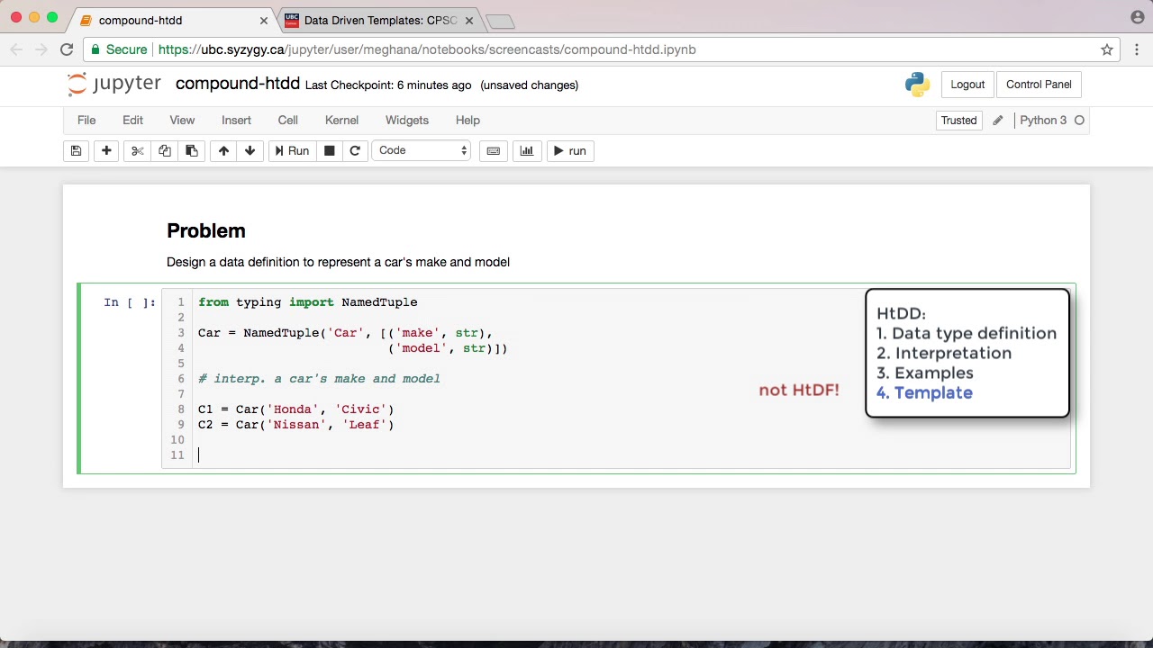 Module 4: How to Design data, compound example - YouTube