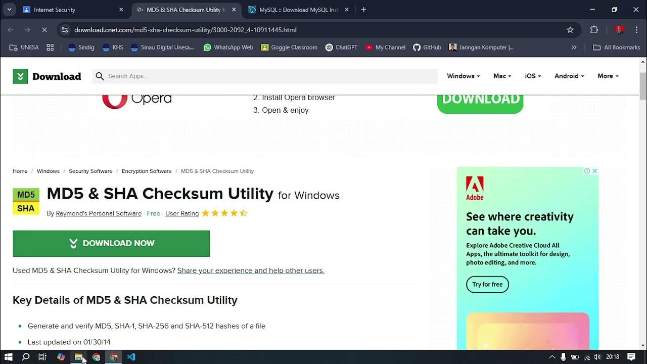 Cek Integrity with MD5 Checksum - YouTube