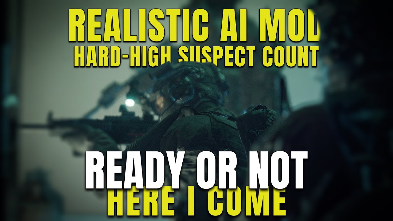 Ready or Not Realistic AI Mod Hard Difficulty High Suspect Count - YouTube