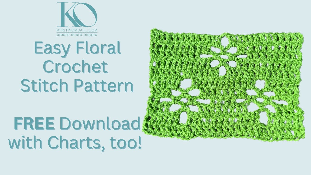Free Crochet Patterns Kristin Omdahl Book Review: Continuous Crochet