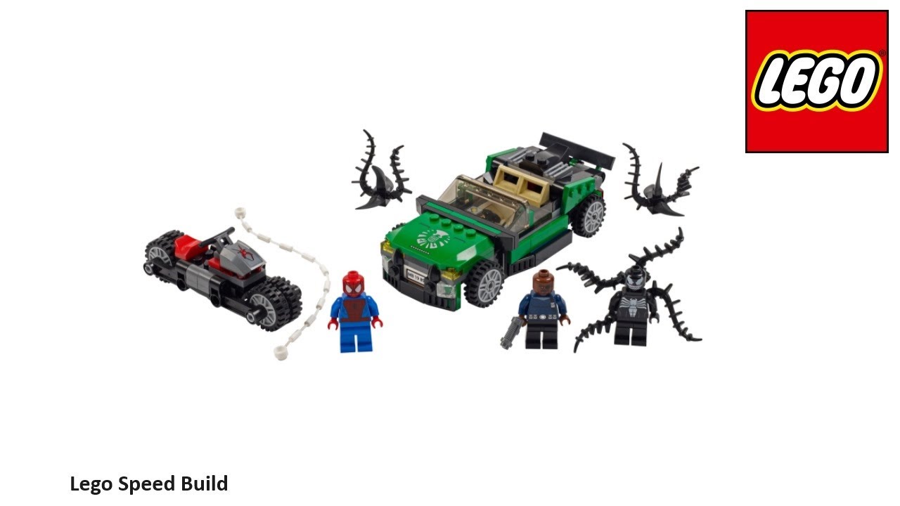 Lego Marvel 76004 Spider-Cycle Chase Speed Build - YouTube
