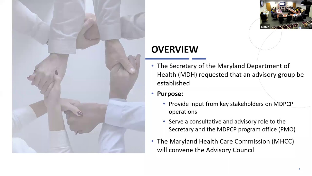 MDPCP Advisory Council - October 22, 2019 - YouTube