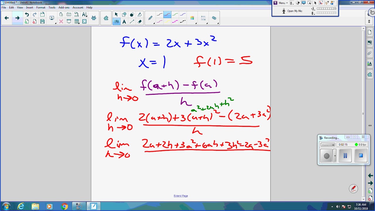 AP Calculus AB Equation of Tangent Line to a Function -- Juda math ...