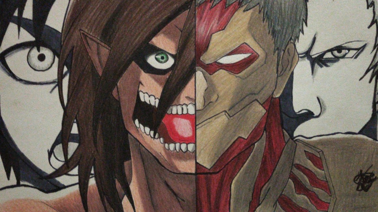 SPEED DRAWING - EREN | REINER (SHINGEKI NO KYOJIN) - YouTube