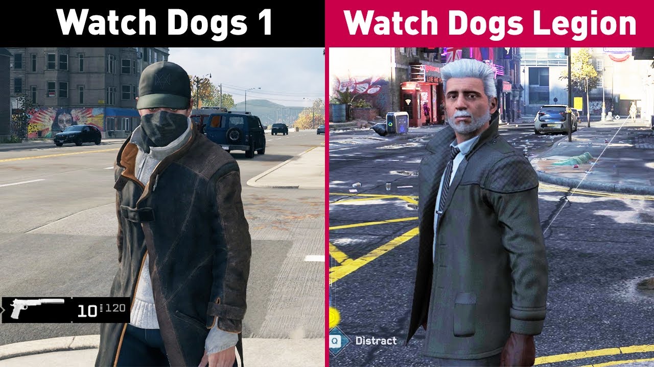 Watch Dogs 1 Vs Watch Dogs Legion - YouTube