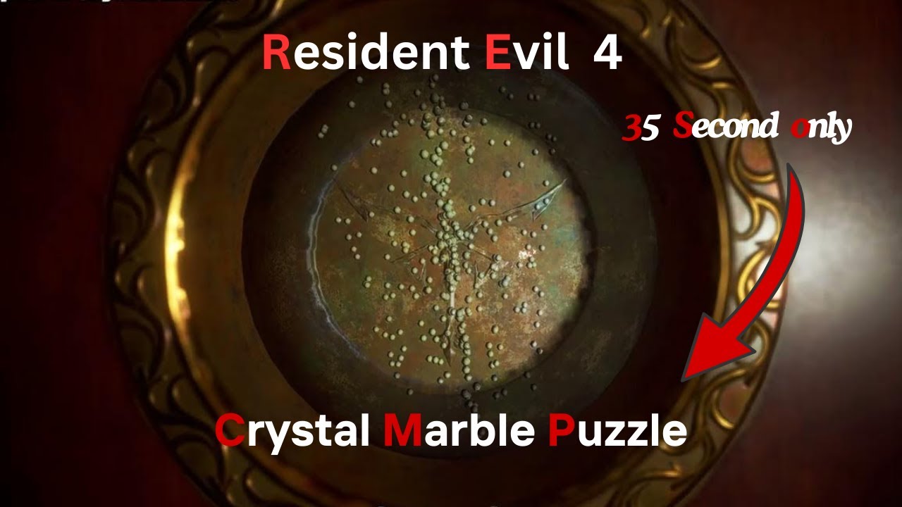 Resident Evil 4 - How to solve Village Chief's Manor Crystal marble ...