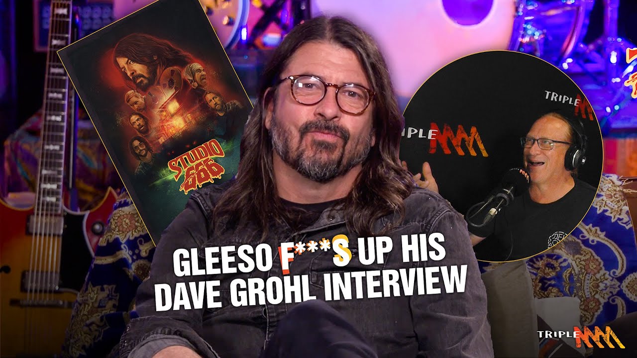 Gleeso F***s Up His Dave Grohl Interview | Triple M - YouTube