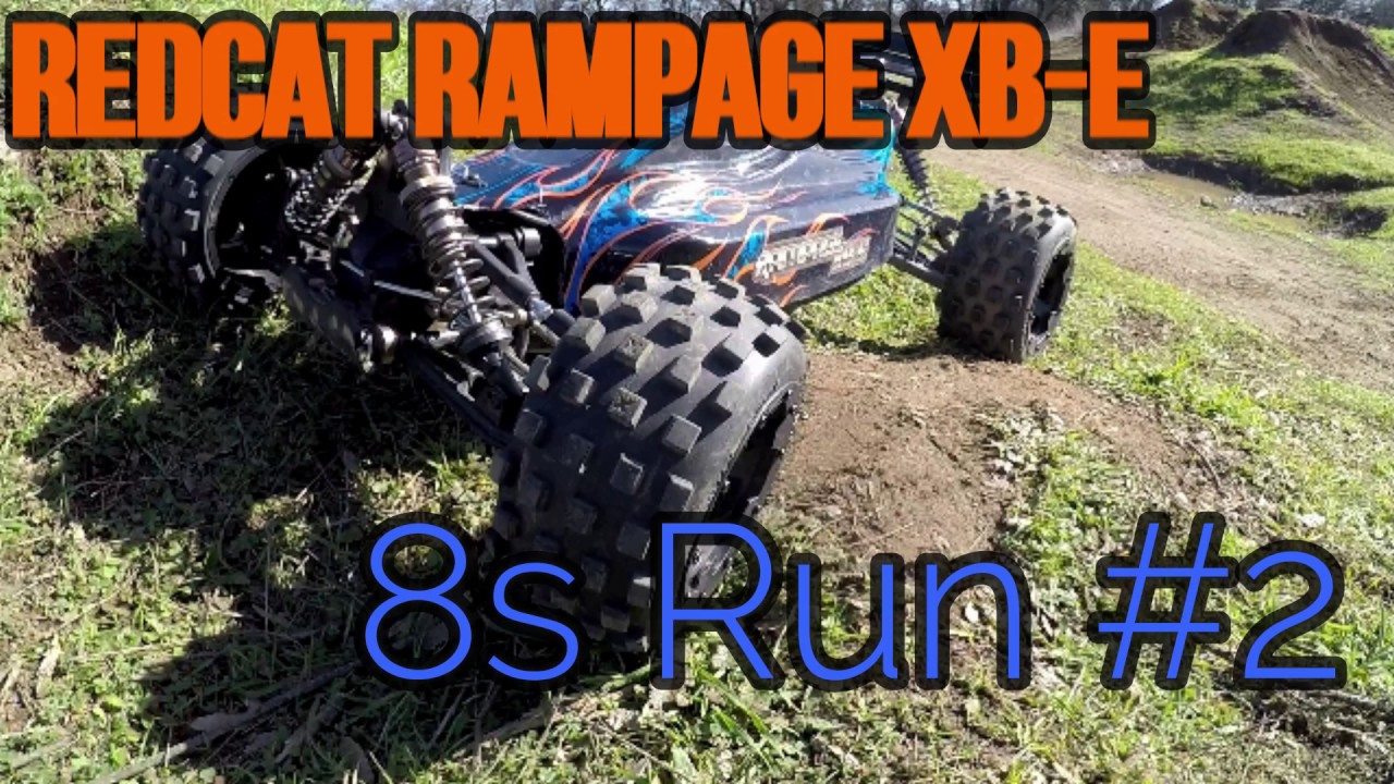 Redcat Rampage XB-E 8s Run #2 - YouTube