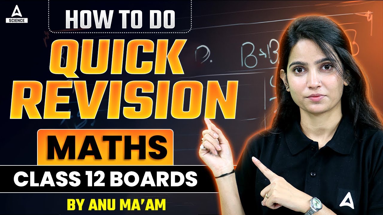 How To do Quick Revision 🤔🤔 Class 12 Maths - YouTube