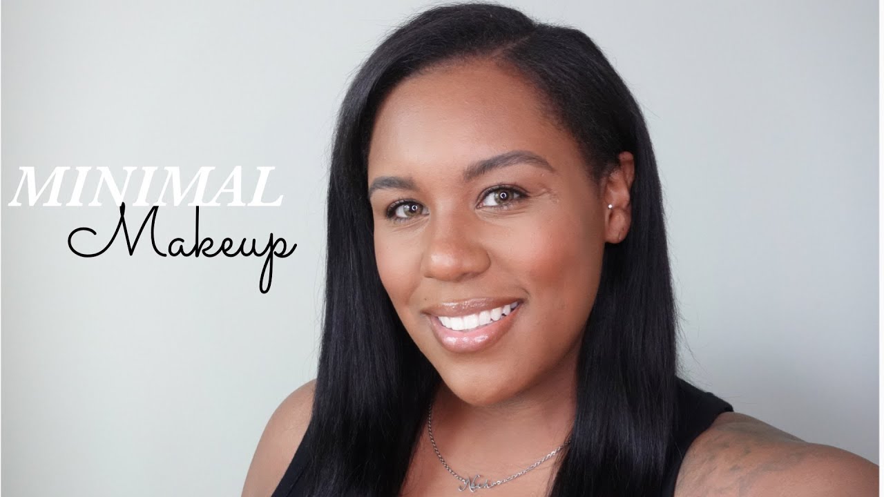 Minimal Makeup Tutorial | SUPER EASY, QUICK, CLEAN GIRL LOOK - YouTube